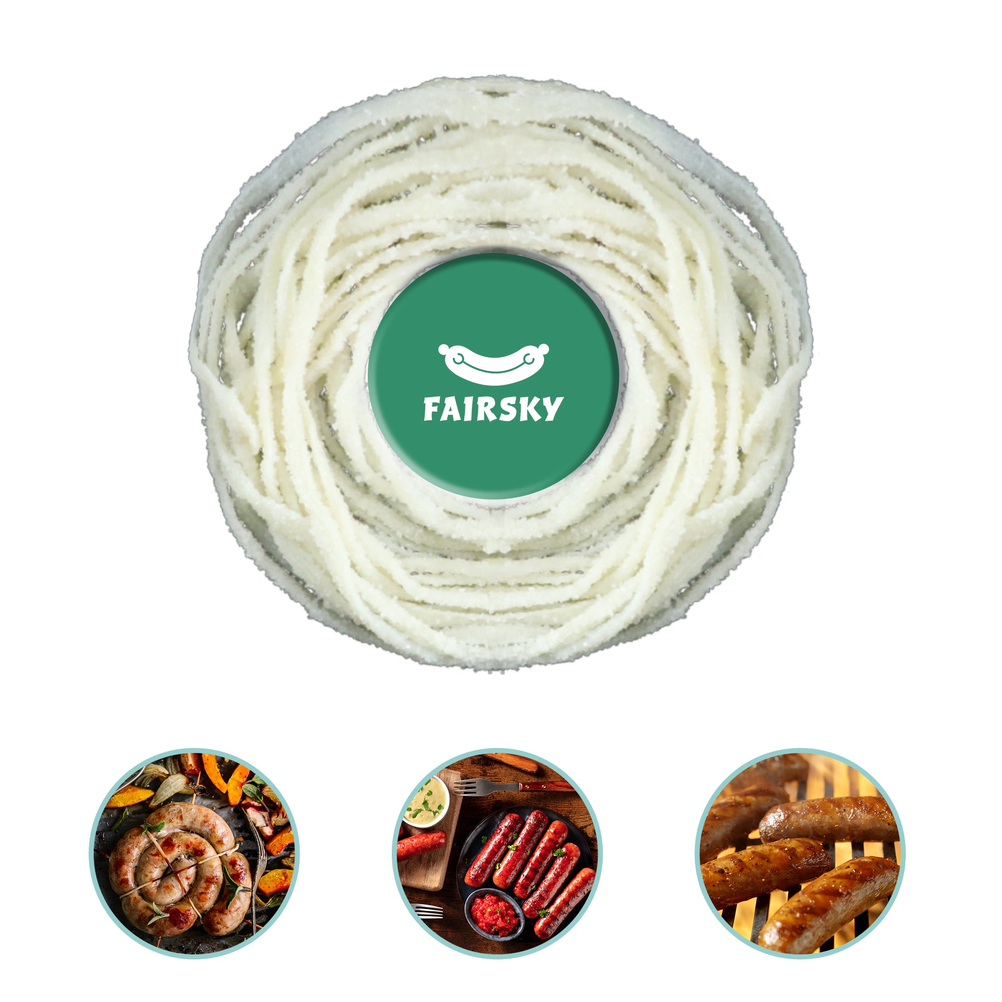 Edible Natural Sheep Sausage Casing, Grade A Sausage Casings for Home ...